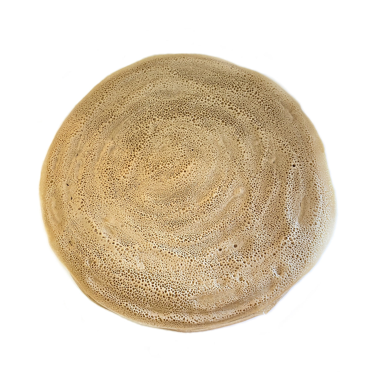 Ethiopian White Pure Teff Injera (Flatbread) five pieces , 40.74oz ...